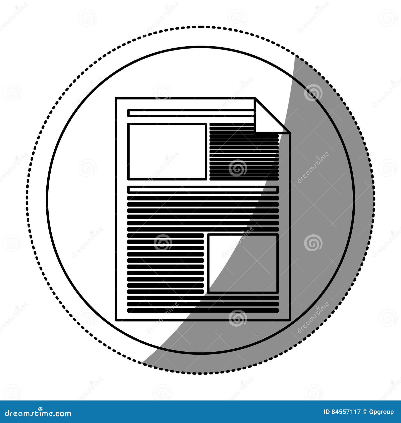 Piece of paper design stock vector. Illustration of symbol - 84557117