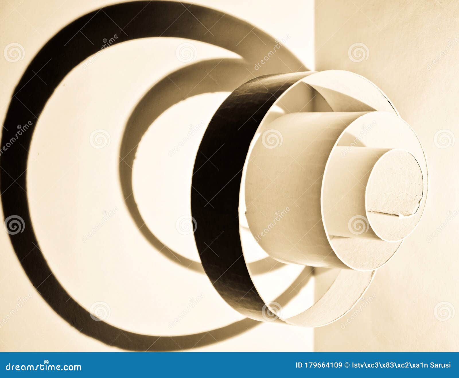 Endless Circles - Where Do they Lead? Stock Image - Image of shadow ...