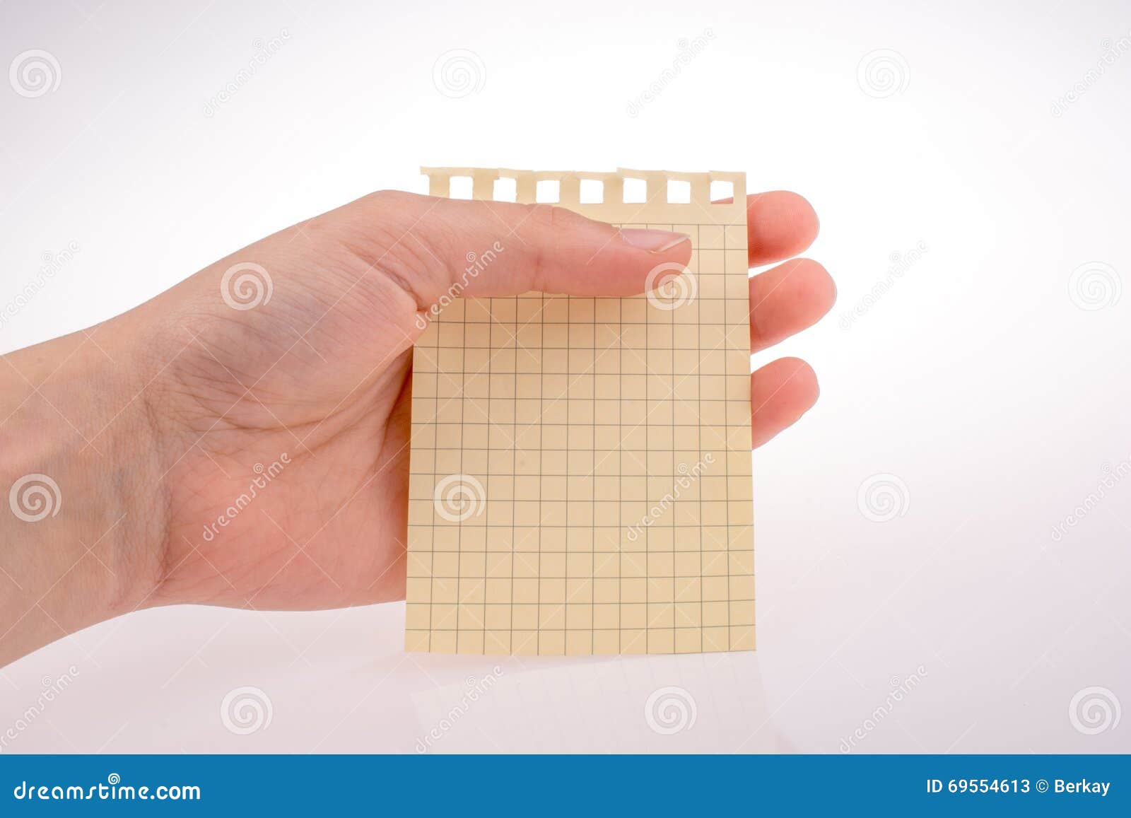 Piece of paper in hand stock image. Image of information - 69554613