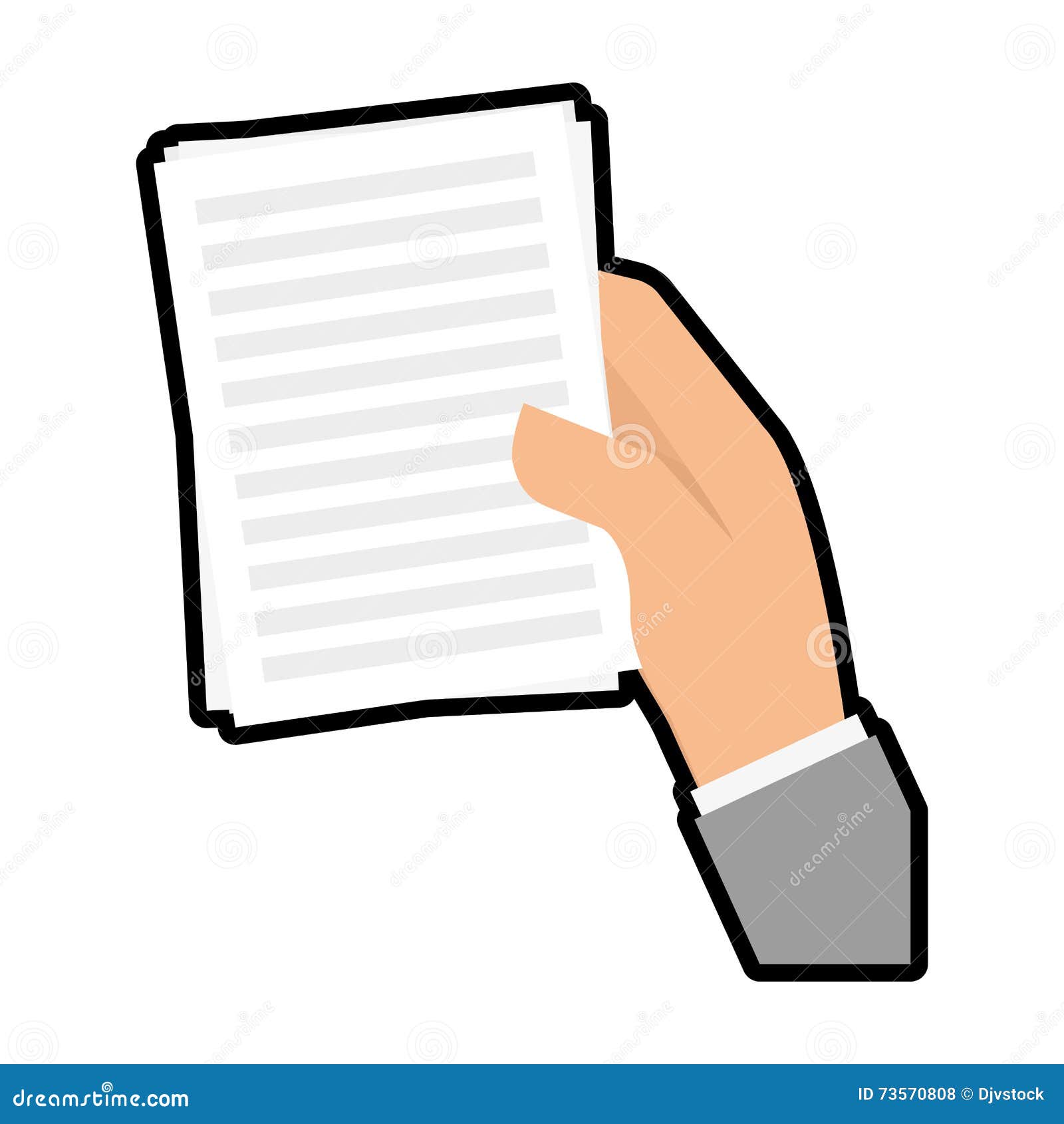 Piece of Paper Icon. Data Design. Vector Graphic Stock Vector ...