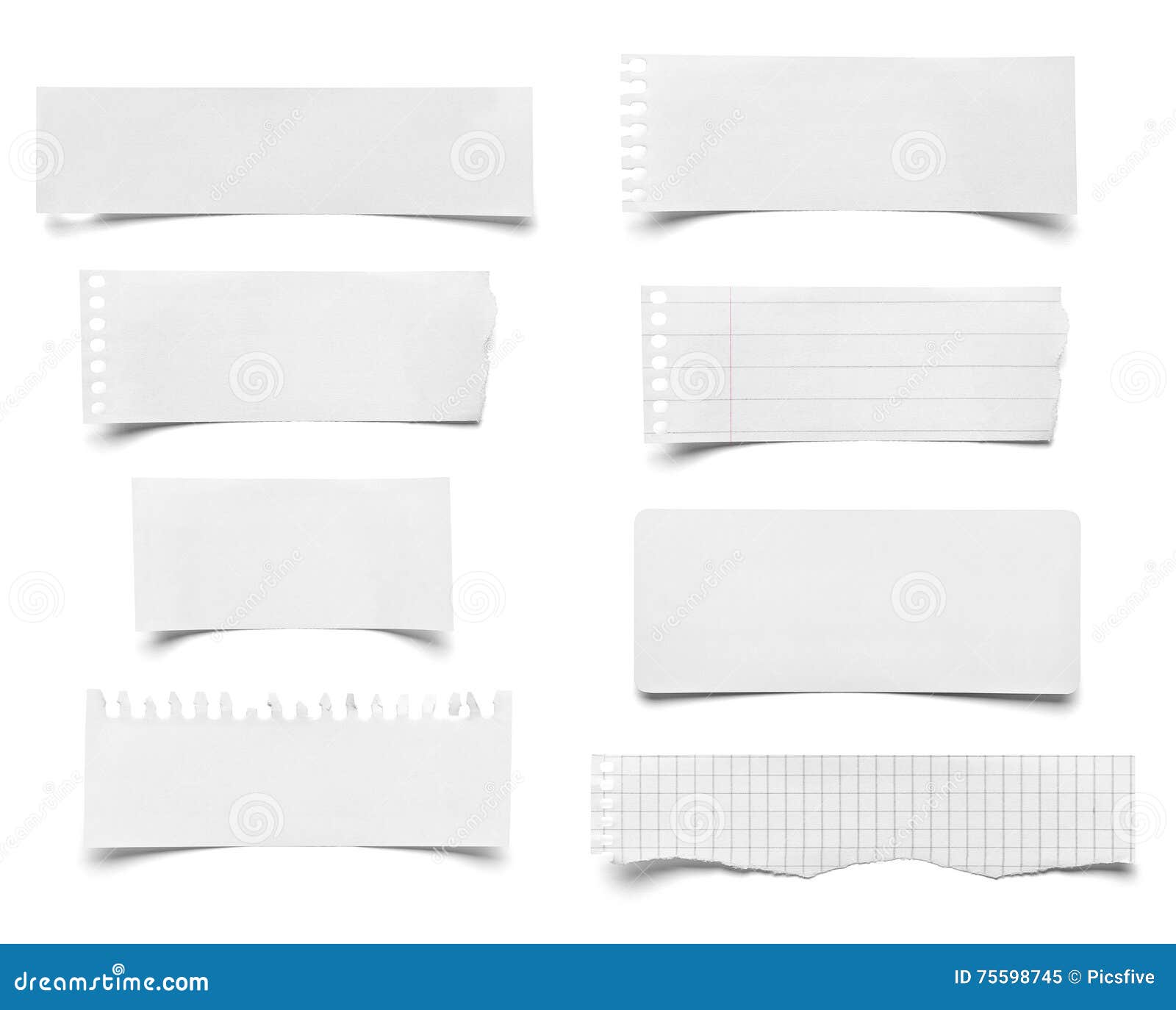 Piece of Paper Note Notepad Stock Image - Image of office, page: 75598745