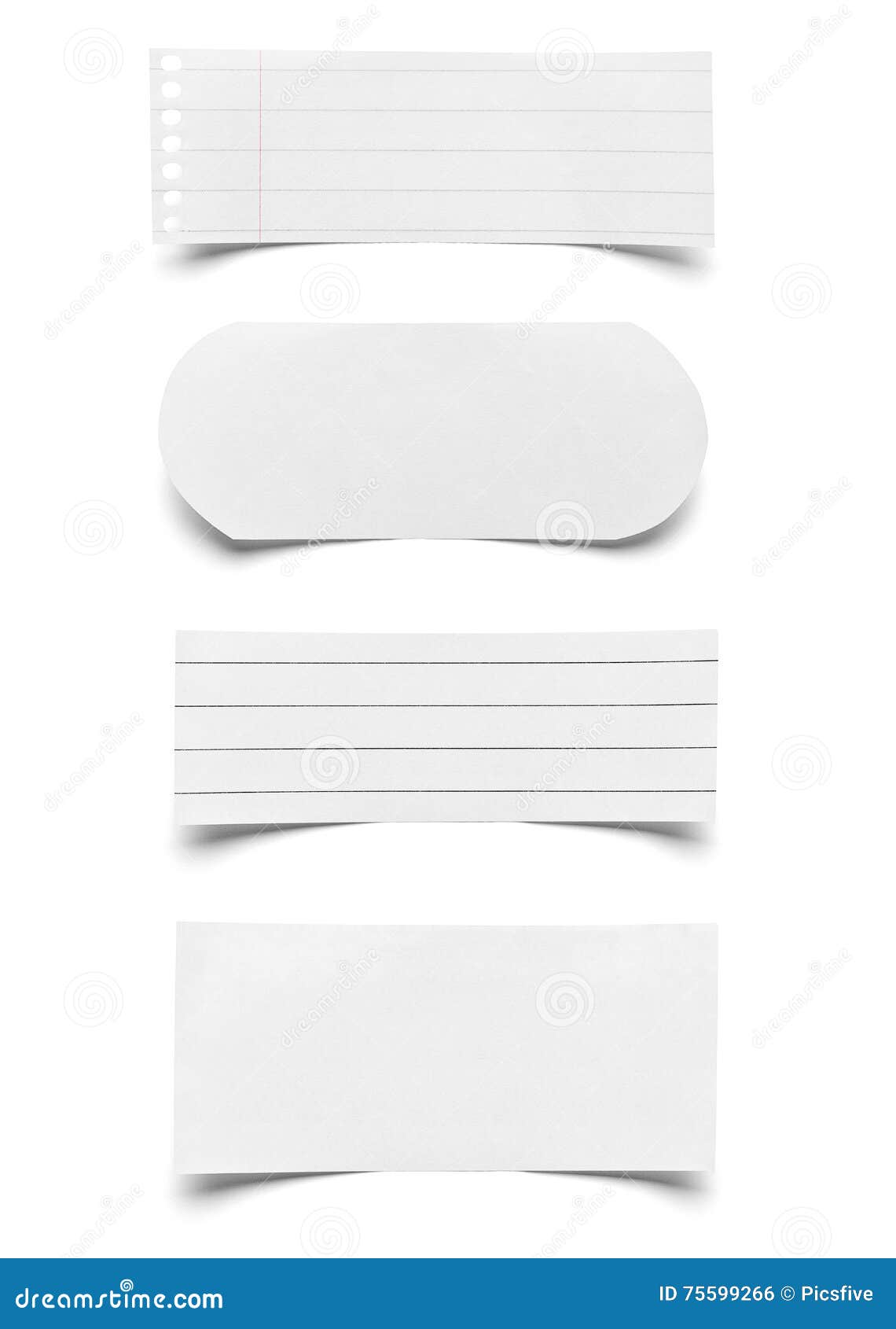Piece of Paper Note Notepad Stock Photo - Image of paper, page: 75599266