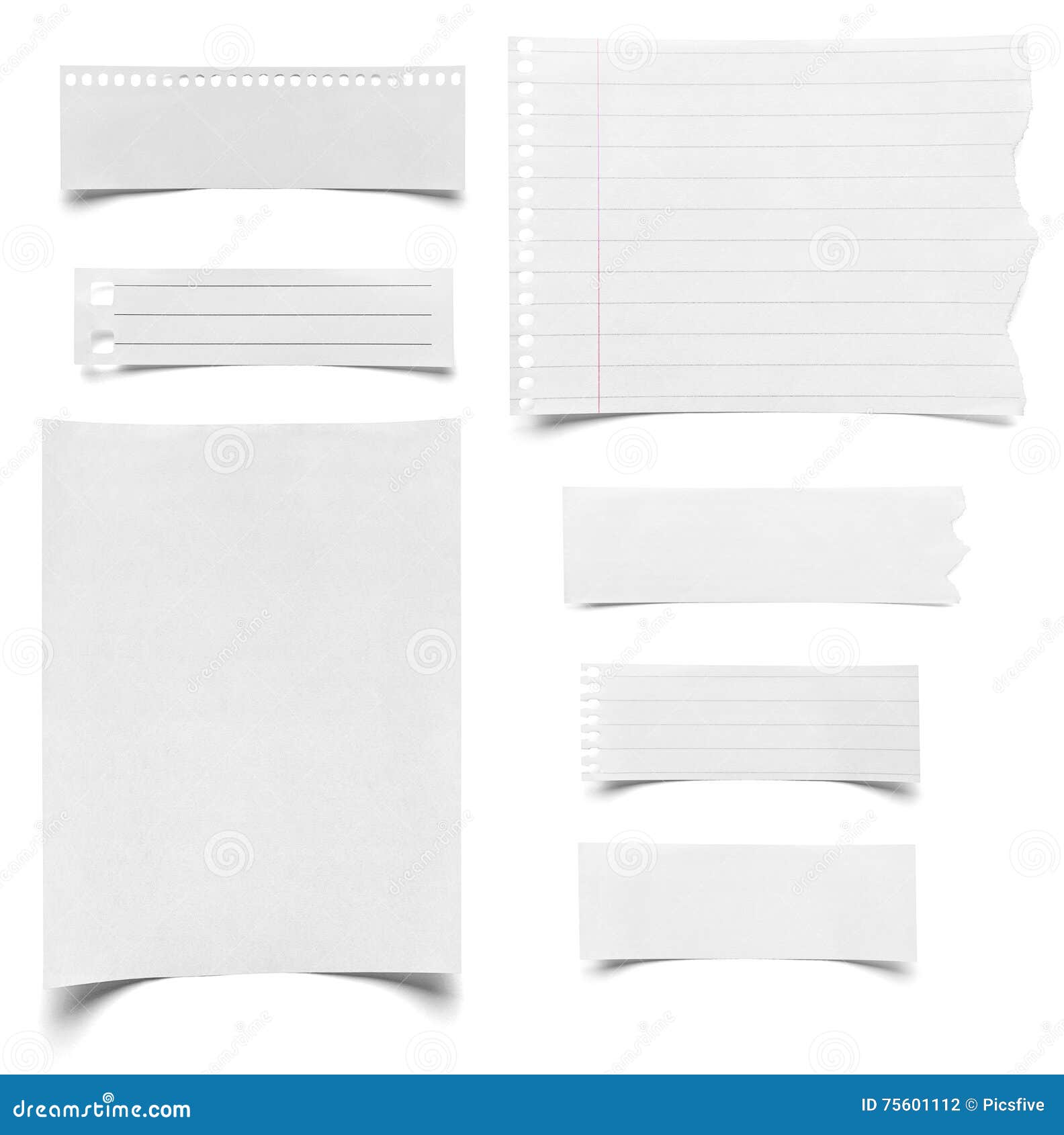 Piece of Paper Note Notepad Stock Photo - Image of sign, card: 75601112