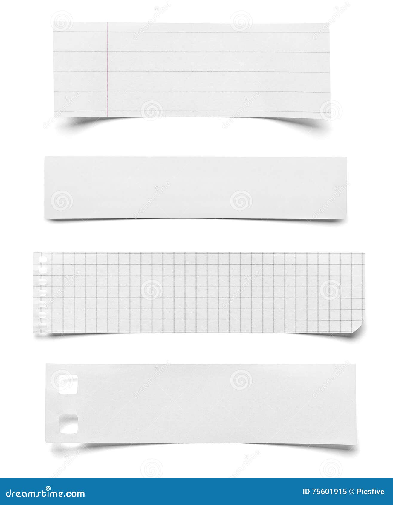 Piece of Paper Note Notepad Stock Image - Image of banner, empty: 75601915