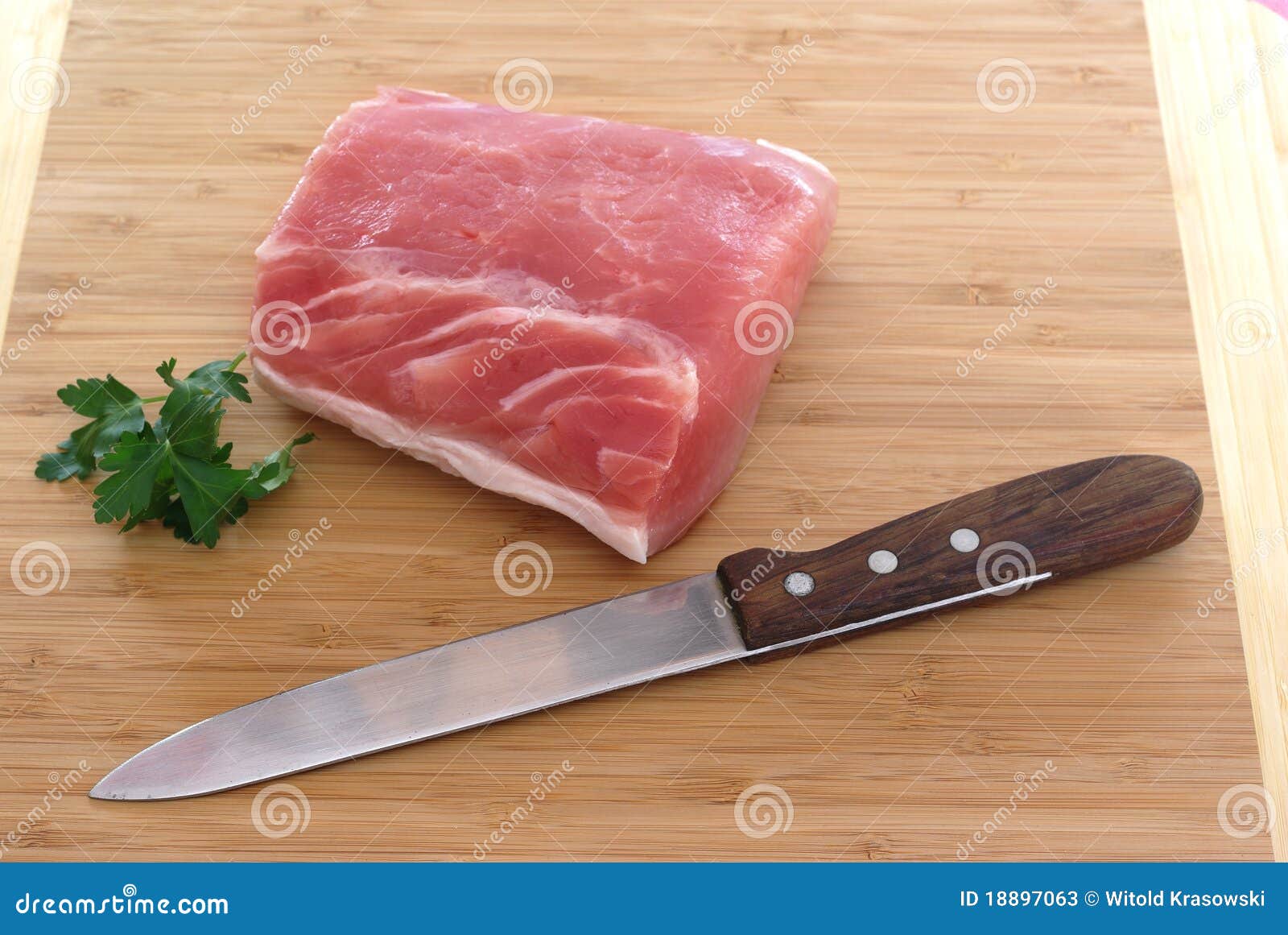 The Piece of the Pig S Meat Stock Image - Image of juicy, diet: 18897063