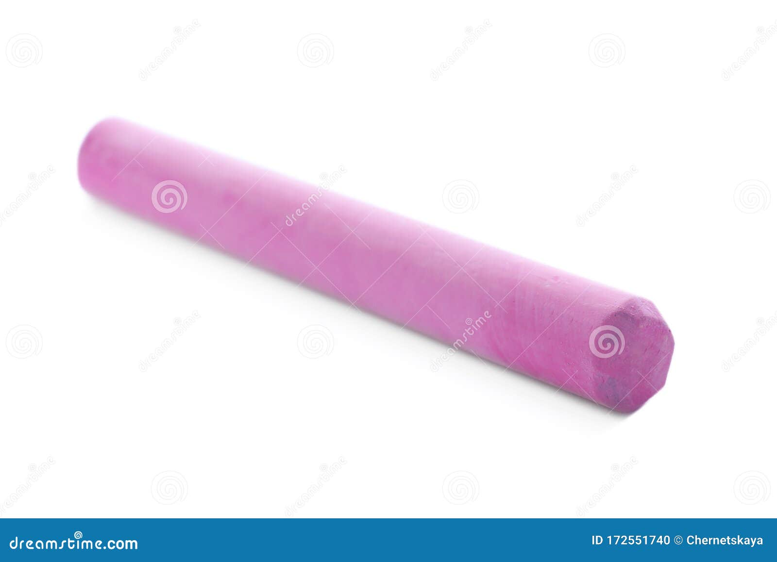Piece of Pink Chalk Isolated Stock Photo - Image of chalk, writing ...
