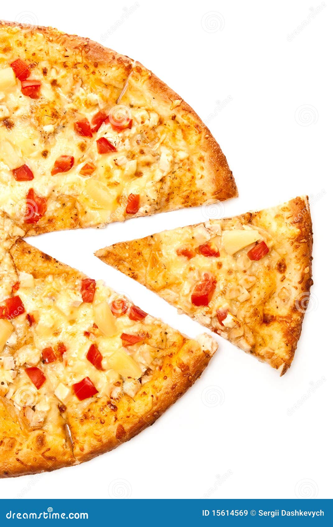 Piece of pizza stock image. Image of length, isolated - 15614569