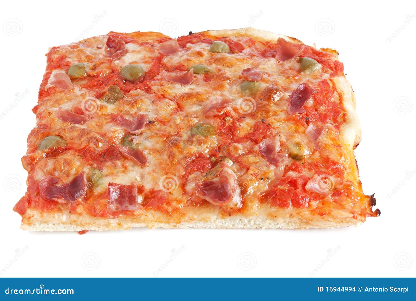 Piece of pizza stock photo. Image of cuisine, italy, background - 16944994
