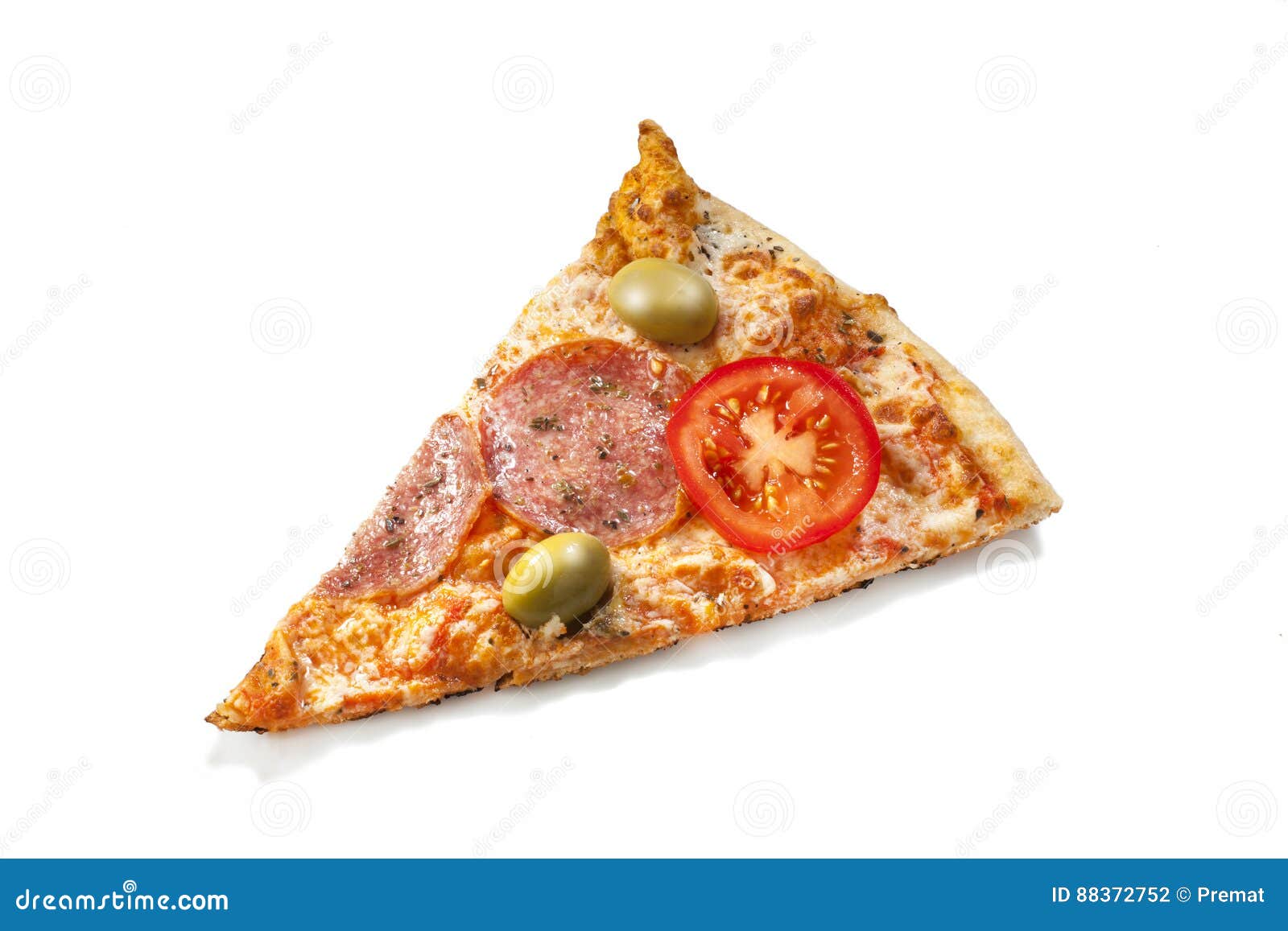 Piece of pizza stock photo. Image of healthy, isolated - 88372752