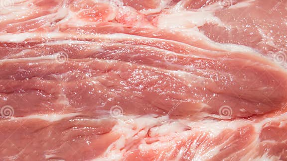 The Texture of the Pork Meat.Piece of Pork.Background of Pork. Stock ...