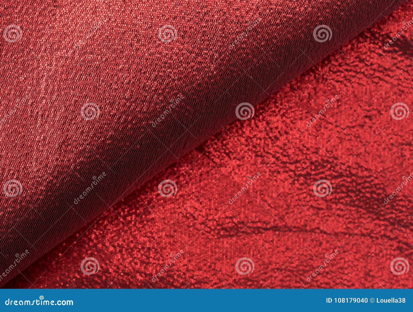 Red metallic cloth stock photo. Image of texture, woven - 108179040