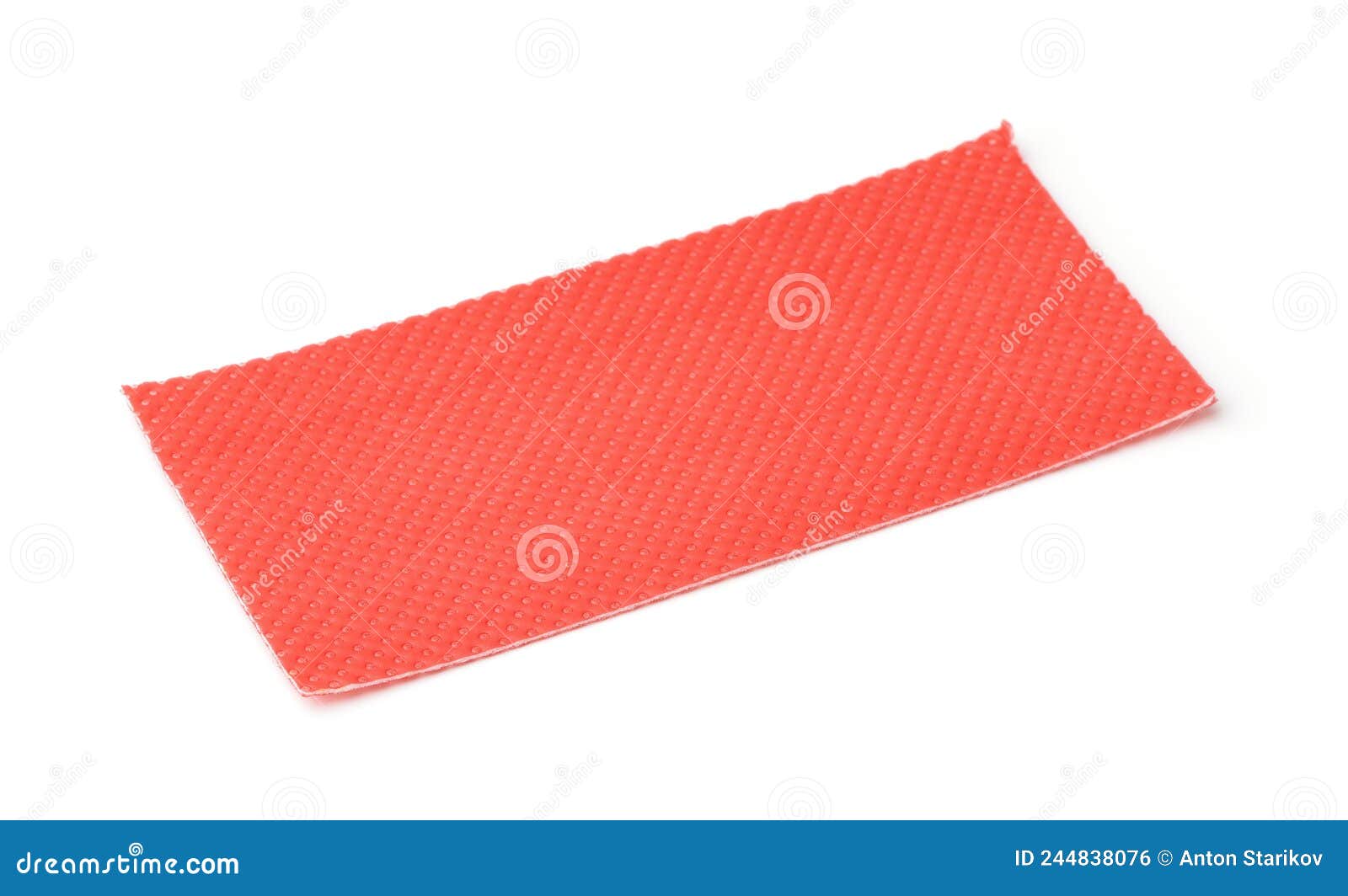 Piece of Red Plastic Perforated Packaging Underlayment Stock Photo ...