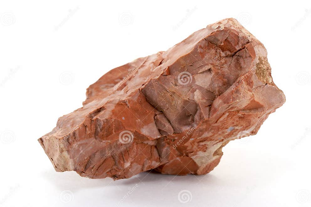 Piece of Red Rock. stock photo. Image of edge, rock, isolated - 640036