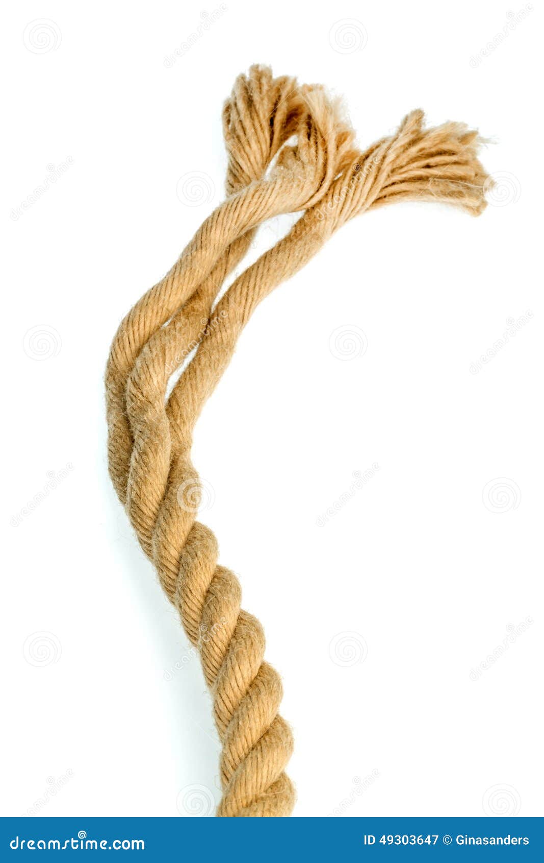Piece of rope stock image. Image of elasticity, elastic - 49303647