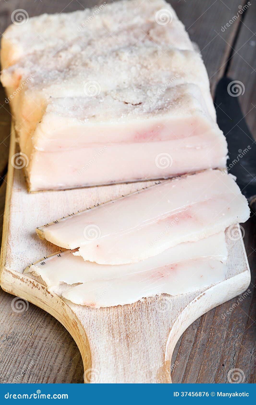 Piece of salted lard stock photo. Image of pork, texture - 37456876