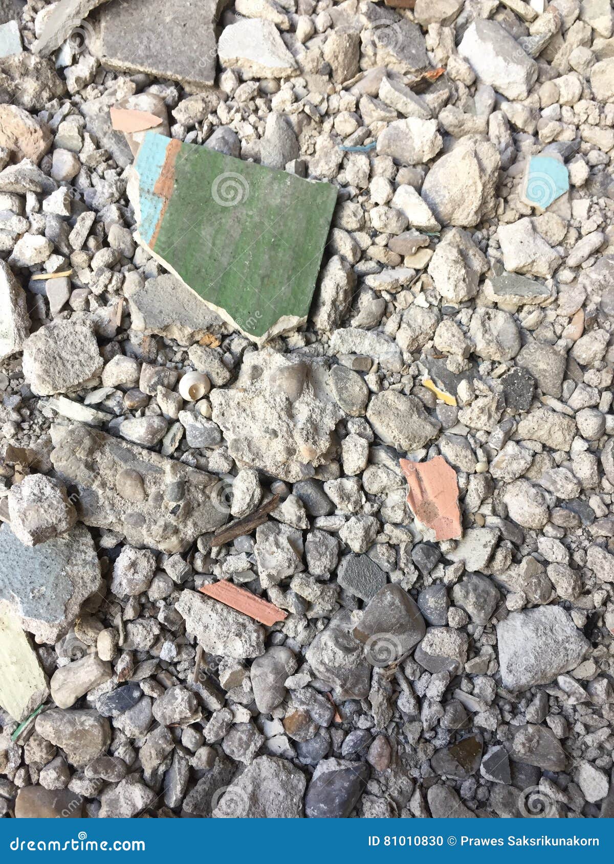 Piece or Scrap of Cement from Old Building Stock Photo - Image of ...