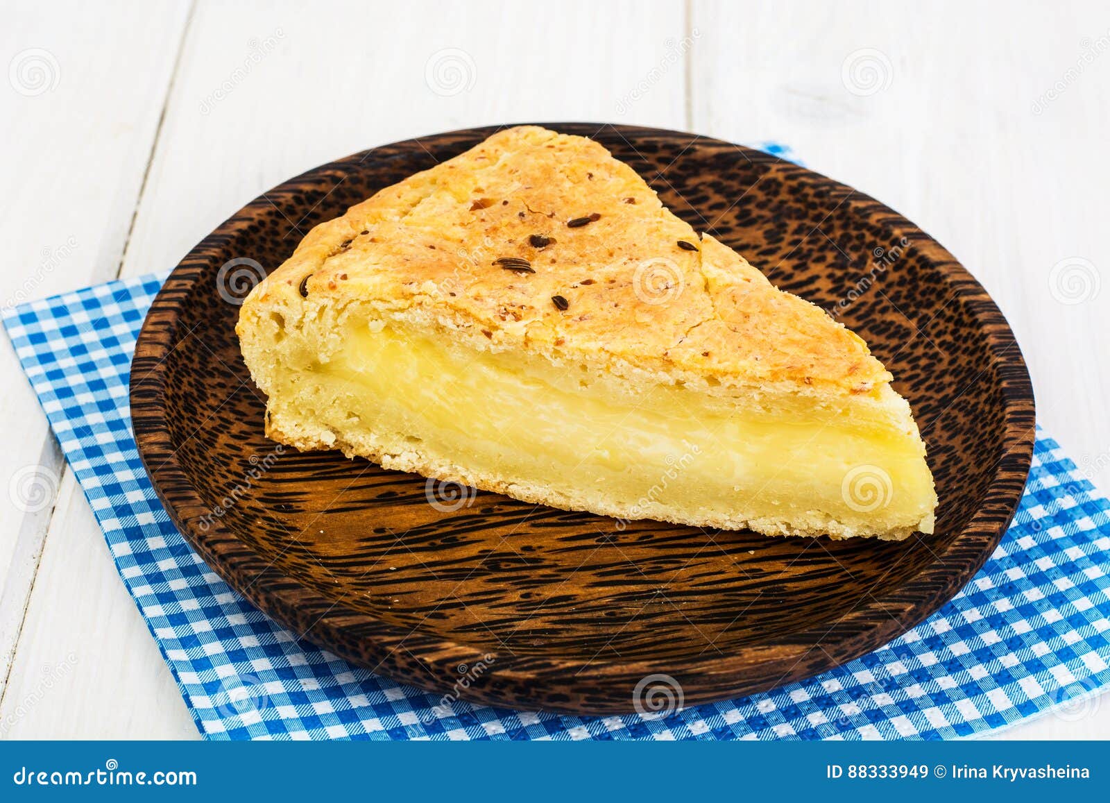 Piece of Snack Cake with Cheese and Cumin Stock Image - Image of ...