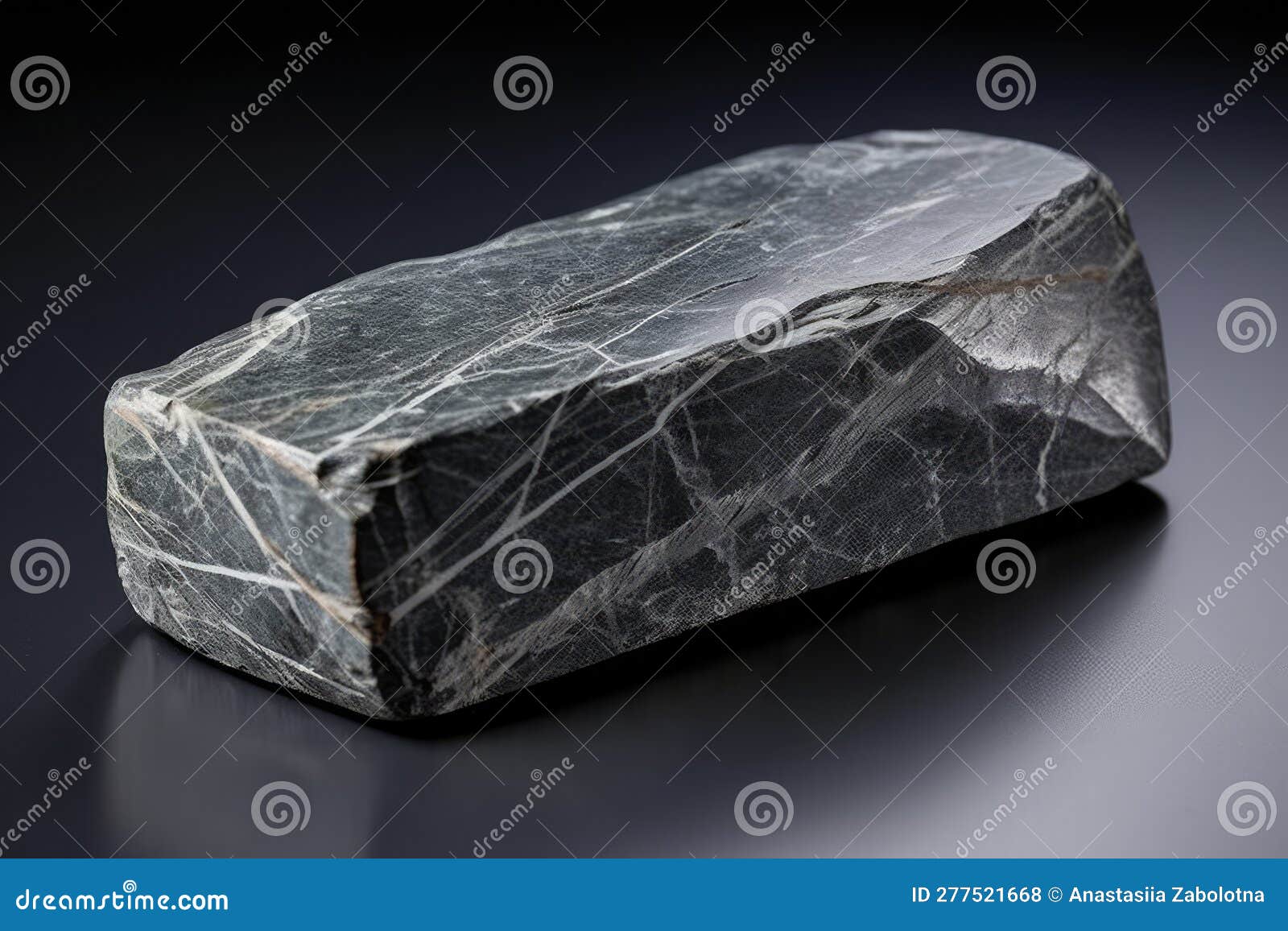 Piece of Soapstone, with Its Smooth Texture. Generative AI Stock ...
