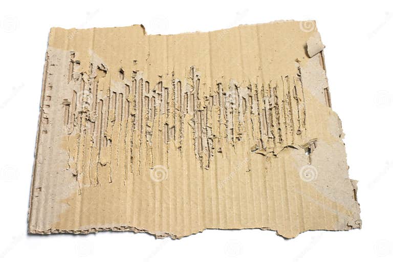 Piece of Soiled Cardboard stock photo. Image of scratches - 10441650