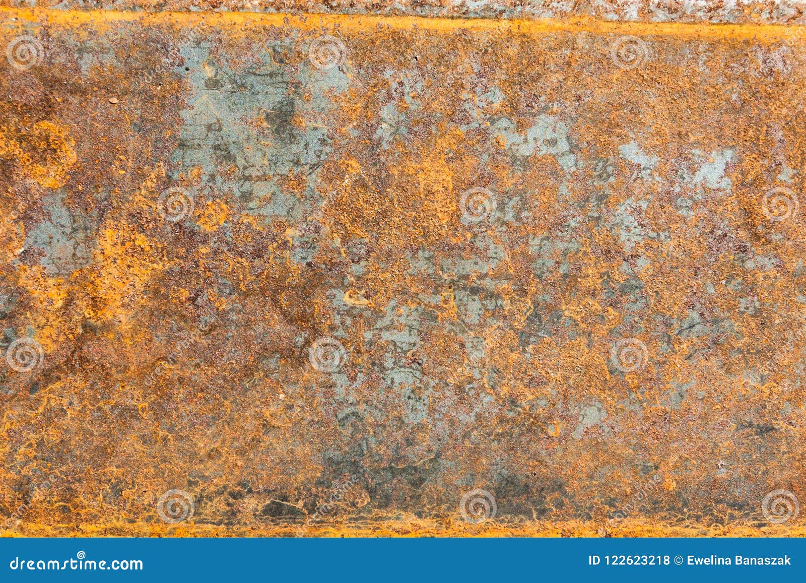 A Fragment of Steel with a Rust Coating. Stock Photo - Image of ...