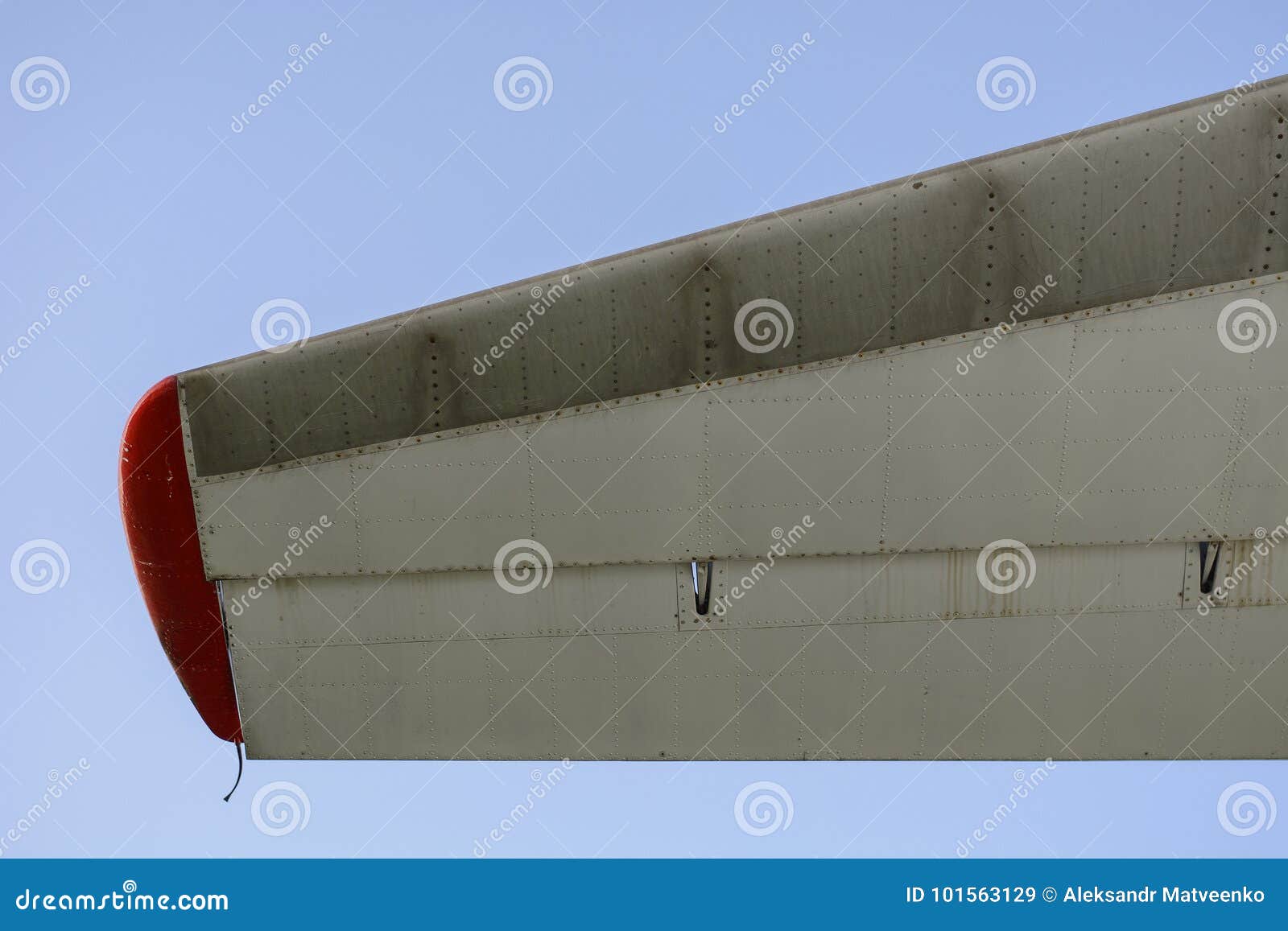 A Piece Of Tail Behind The Aircraft Stock Photo | CartoonDealer.com ...