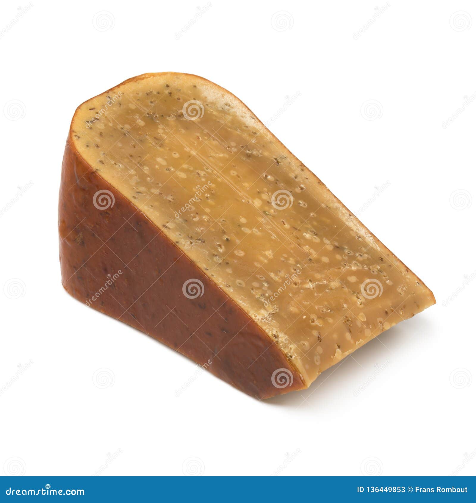 Piece of Three Years Old Dutch Cumin Cheese Stock Image - Image of ...