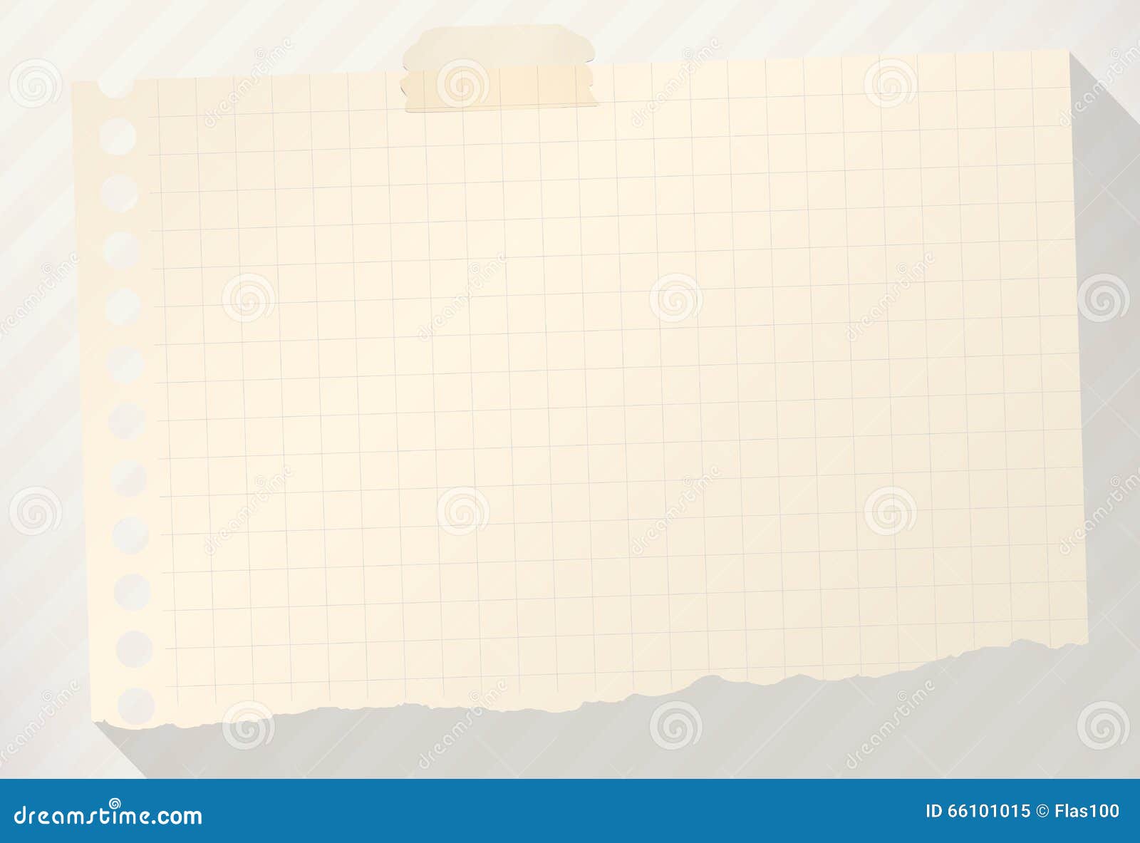 Ripped Graph Paper Illustration | CartoonDealer.com #4872379
