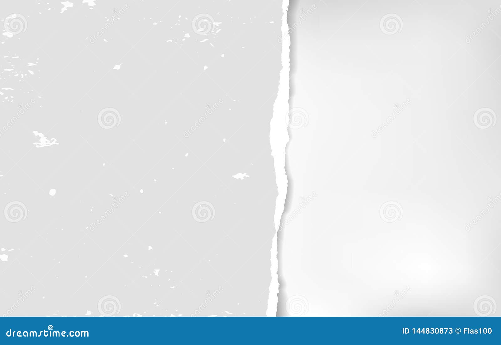 Piece Of Torn, Ripped Tattered Grey Note Paper Strip With Soft Shadow ...