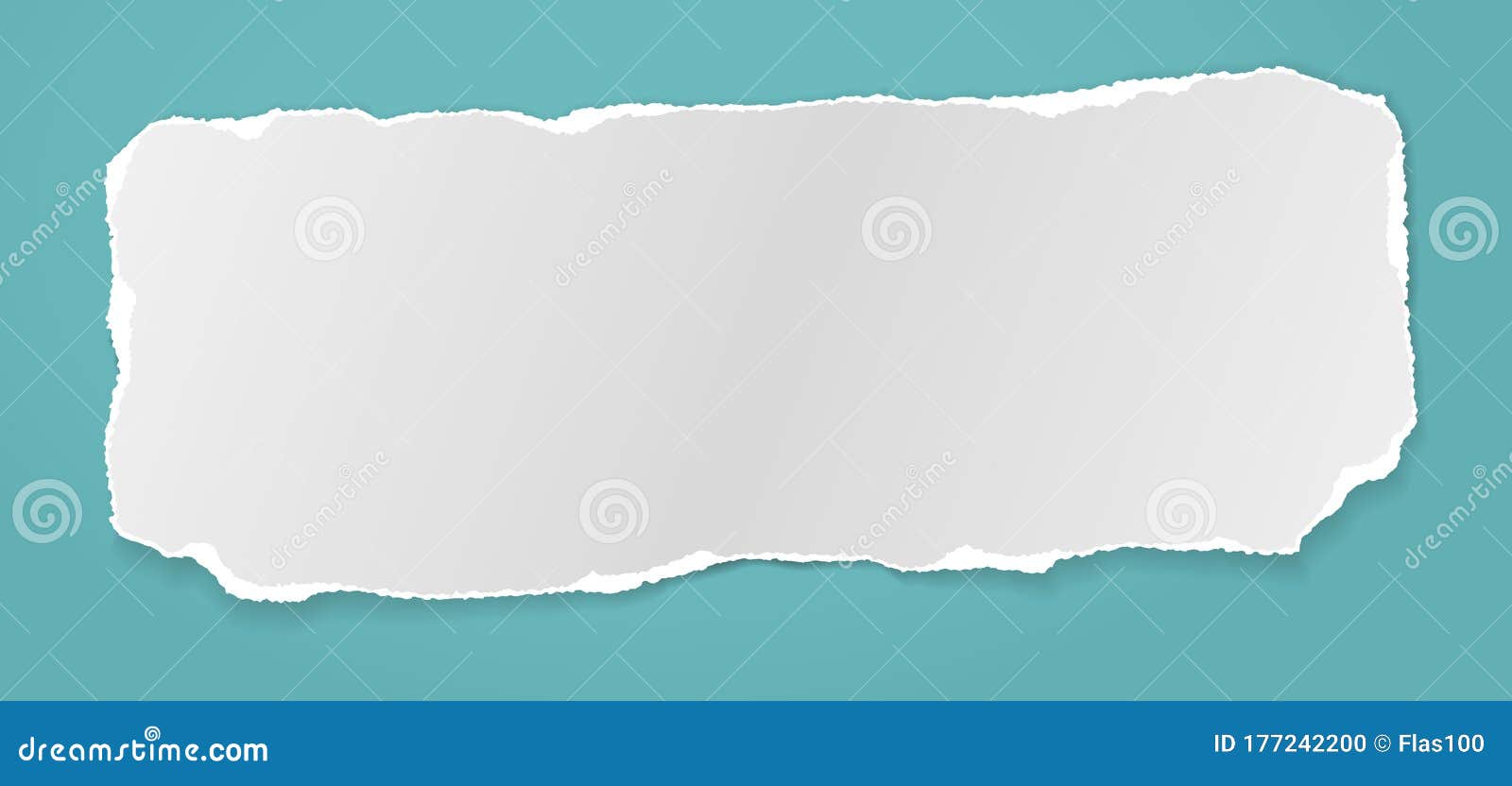Piece of Torn White Note, Notebook Paper with Soft Shadow Stuck on Blue ... Piece of Torn White Note, Notebook Paper with Soft Shadow Stuck on Blue ...