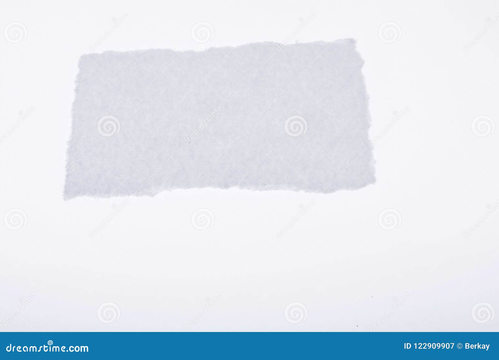 Blank torn paper stock image. Image of white, blank - 122909907