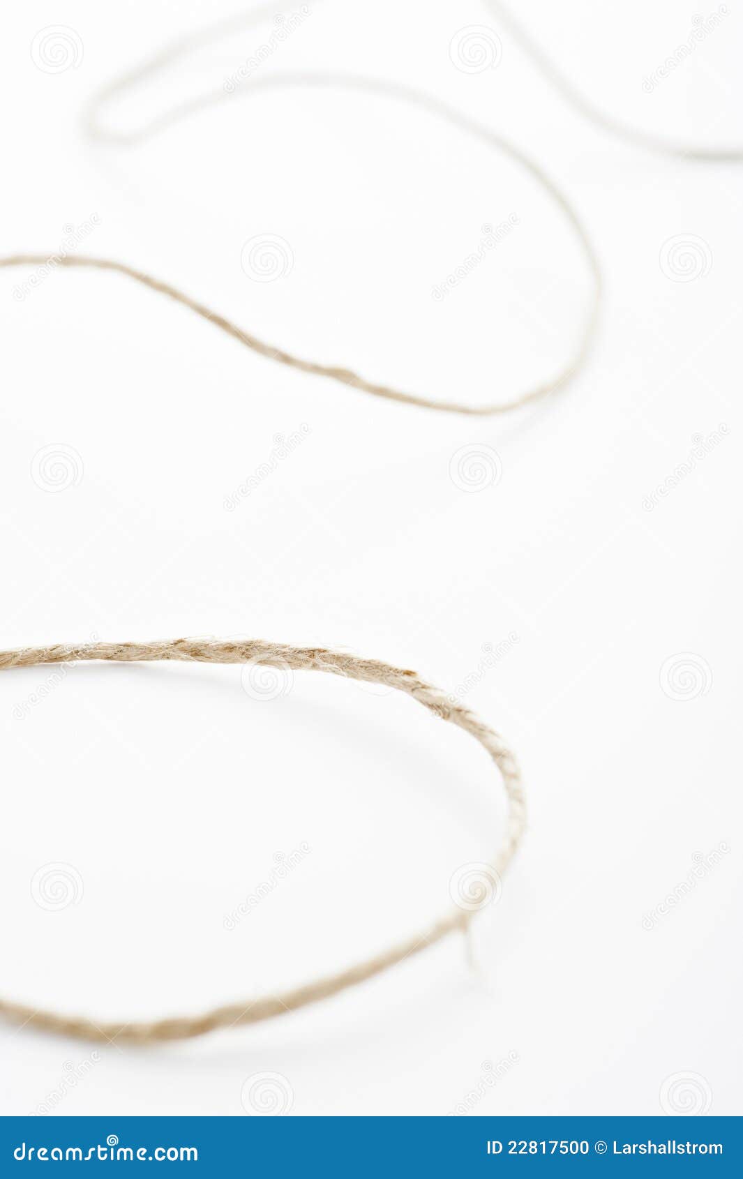 Piece of winding string stock photo. Image of simplicity - 22817500