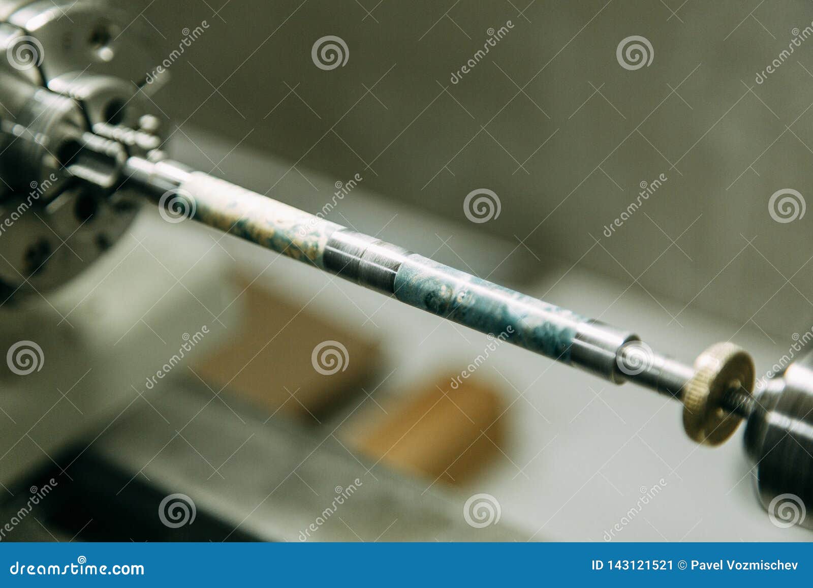 A Piece of Wood for Turning Stock Image - Image of instrument, chisel ...
