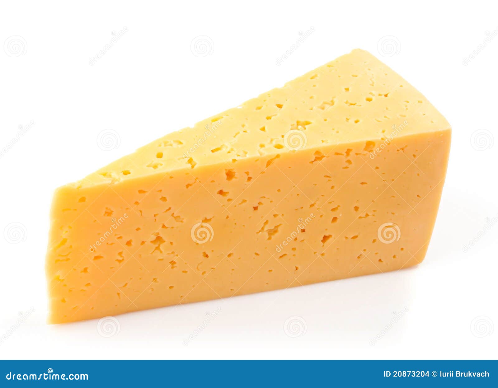 Piece of yellow cheese stock photo. Image of object, white - 20873204