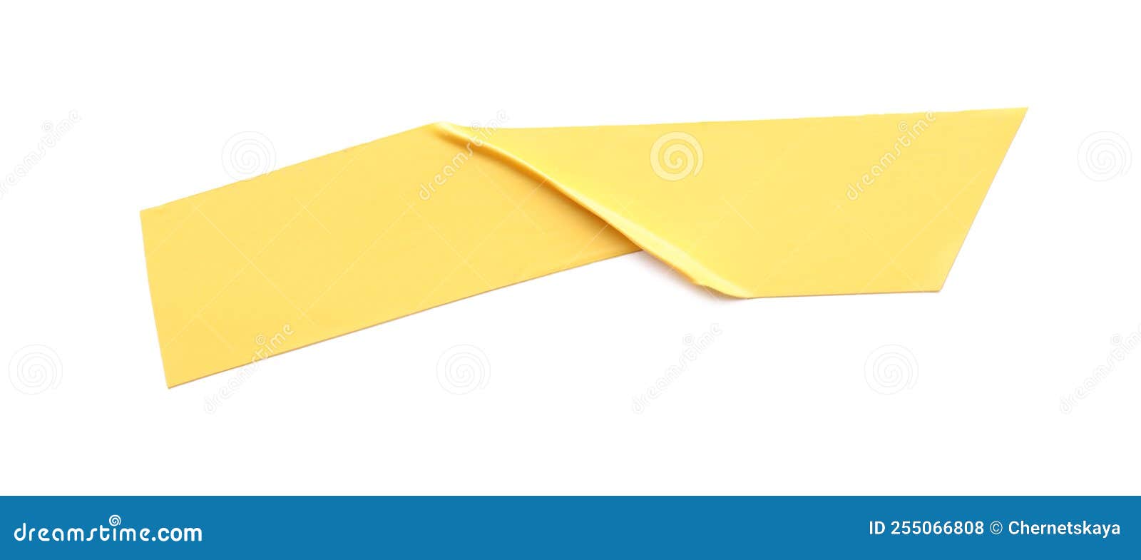 Piece of Yellow Insulating Tape Isolated, Top View Stock Photo - Image ...