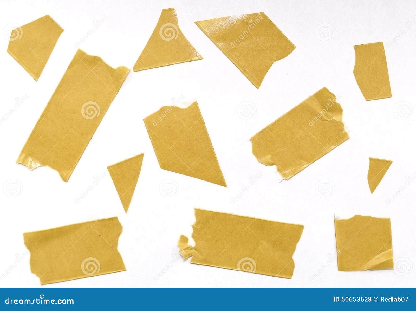 Pieces of adhesive tape stock photo. Image of macro, duct - 50653628