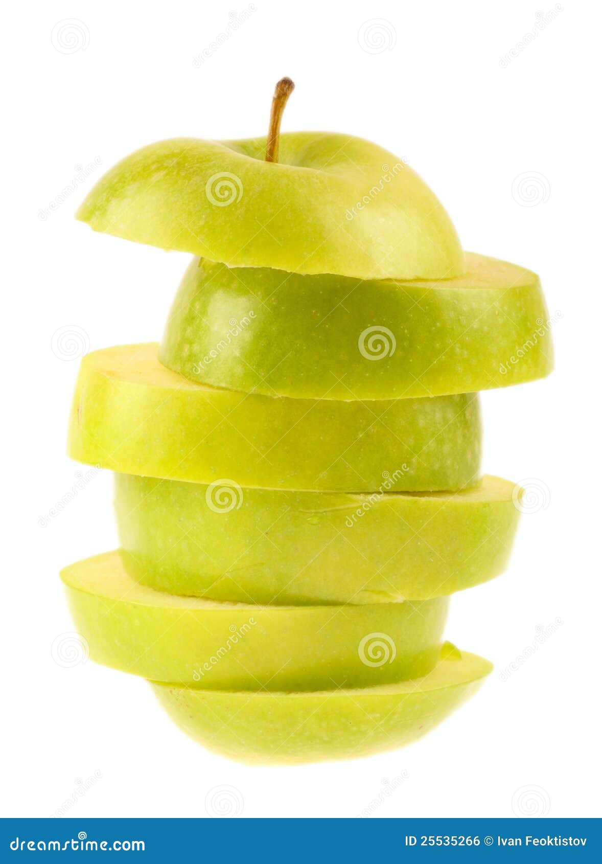 Pieces of apple stock photo. Image of food, refresh, diet - 25535266