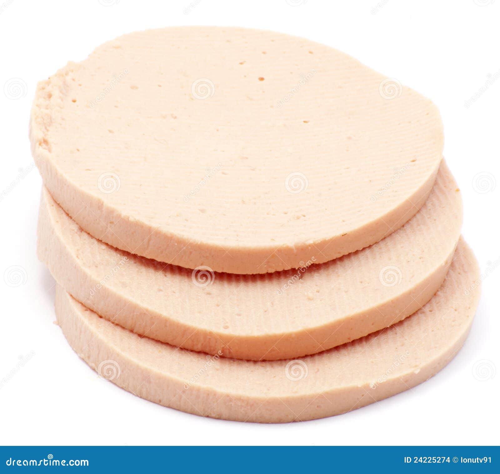 Pieces of baloney stock photo. Image of dinner, meal - 24225274