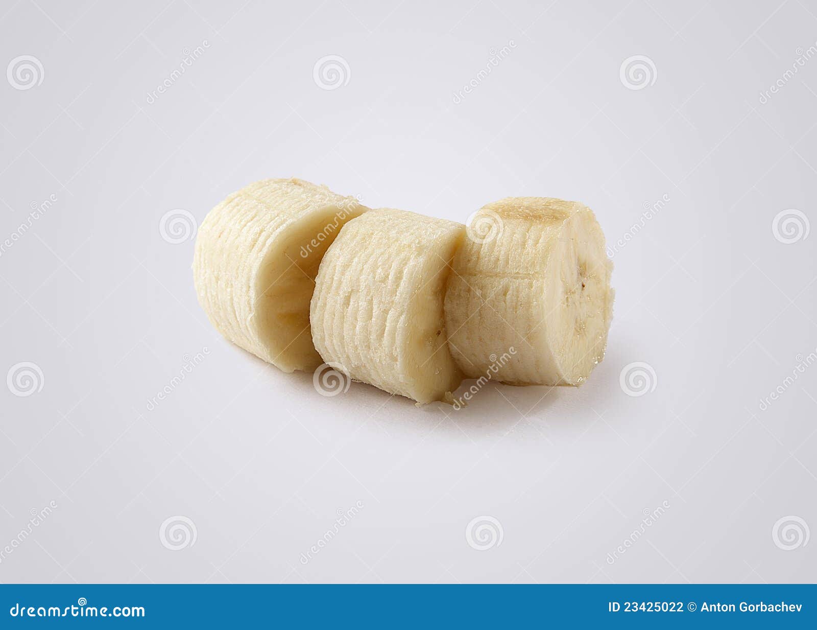 Pieces of banana stock photo. Image of meal, slices, dessert - 23425022