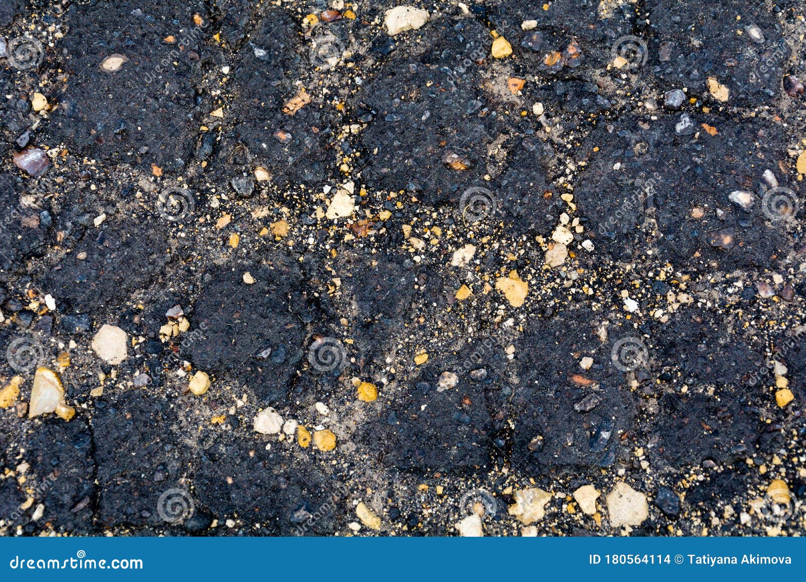 Pieces of Broken Bitumen Asphalt Composition ,background Texture Stock ...