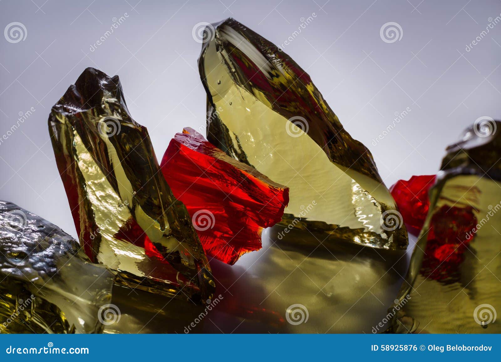Pieces of Broken Colored Glass Stock Photo - Image of graphic ...