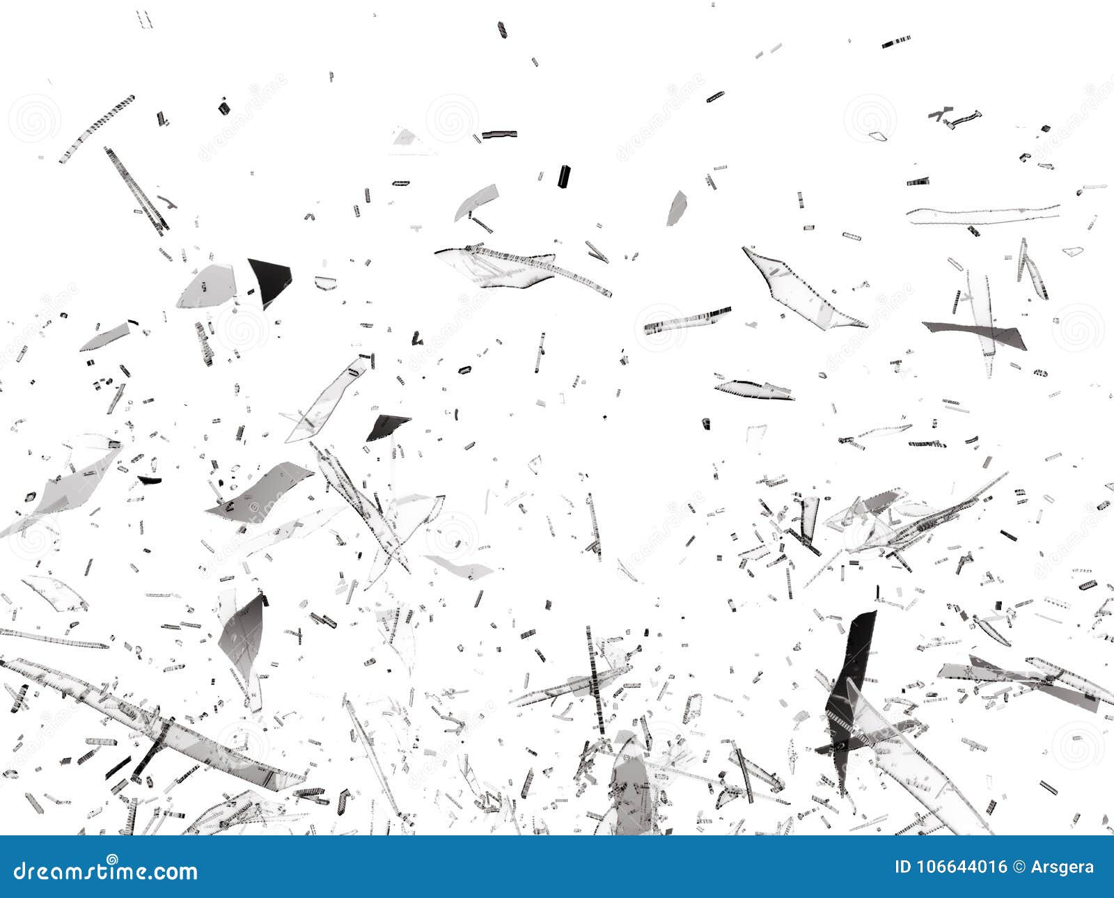 Broken Shattered Iridescent Alphabet Number 2. Crushed Rainbow Font. 3D ...