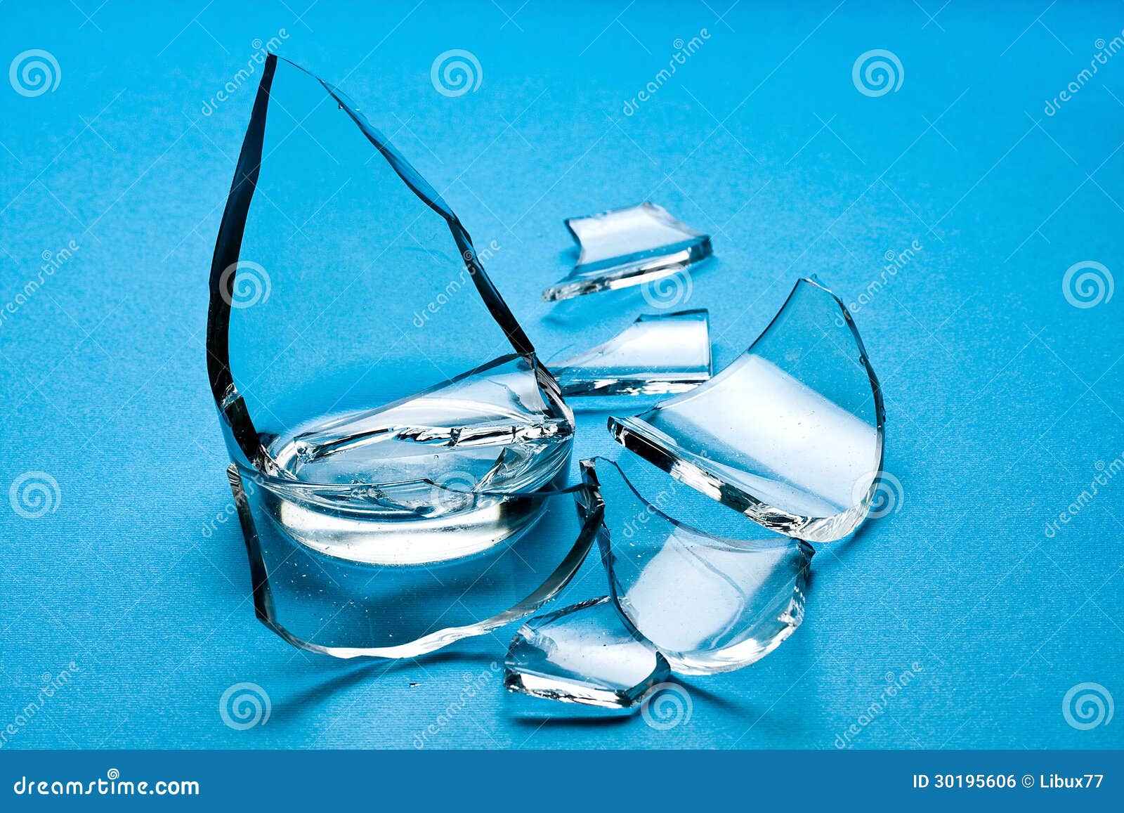 Broken Water Glass