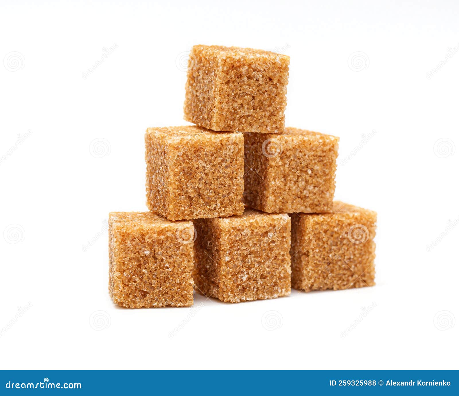 Pieces of cane sugar stock photo. Image of crystalline - 259325988