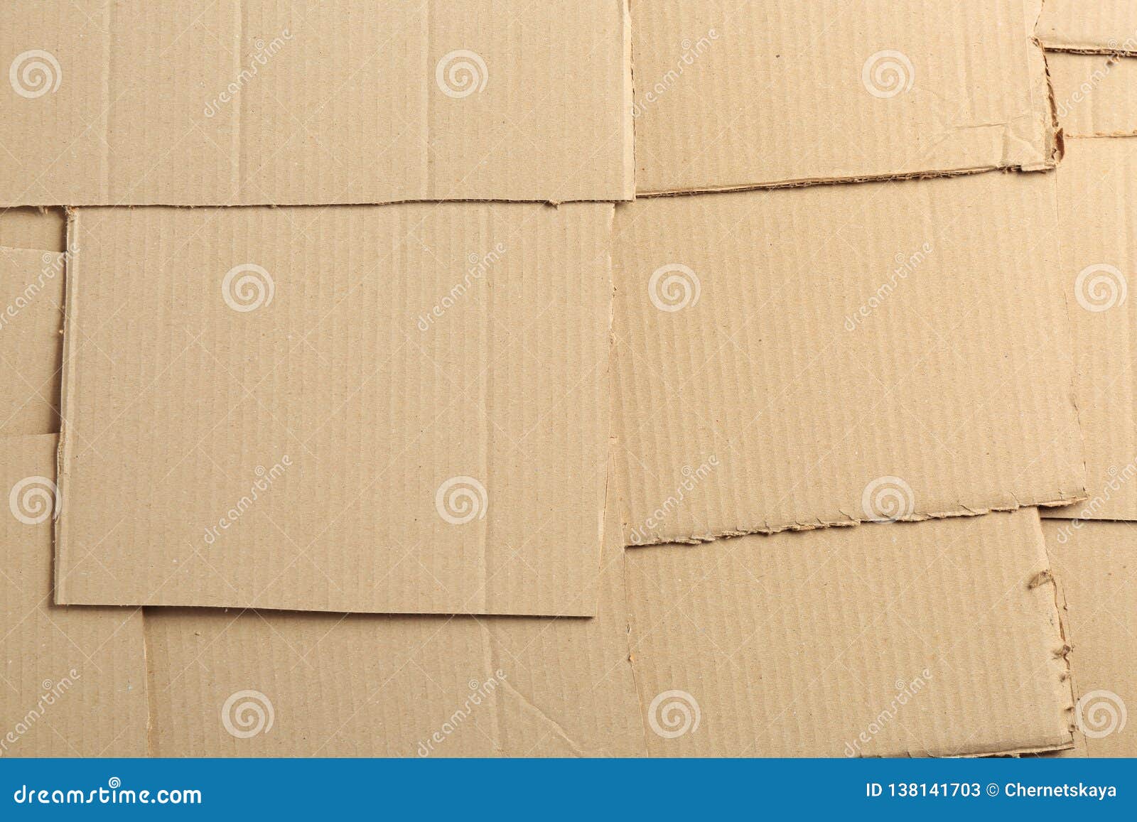 Pieces of Cardboard As Background, Top View. Stock Image - Image of ...