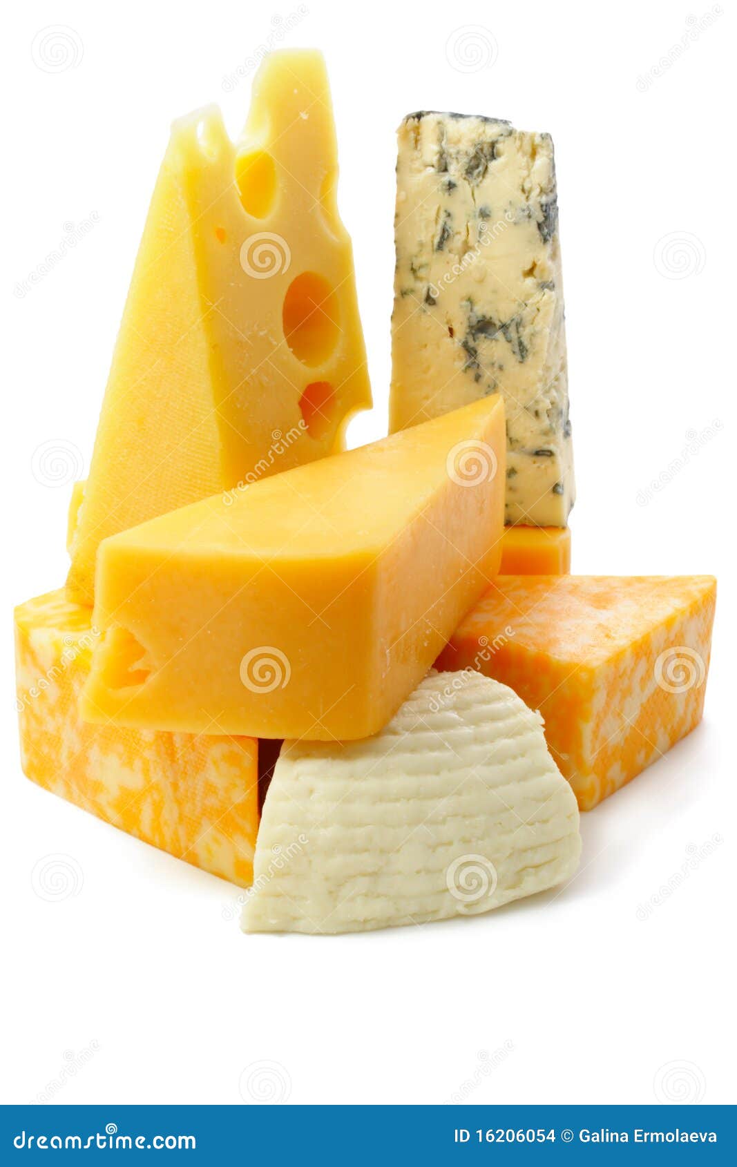 Pieces of cheese stock photo. Image of sort, hole, triangular - 16206054