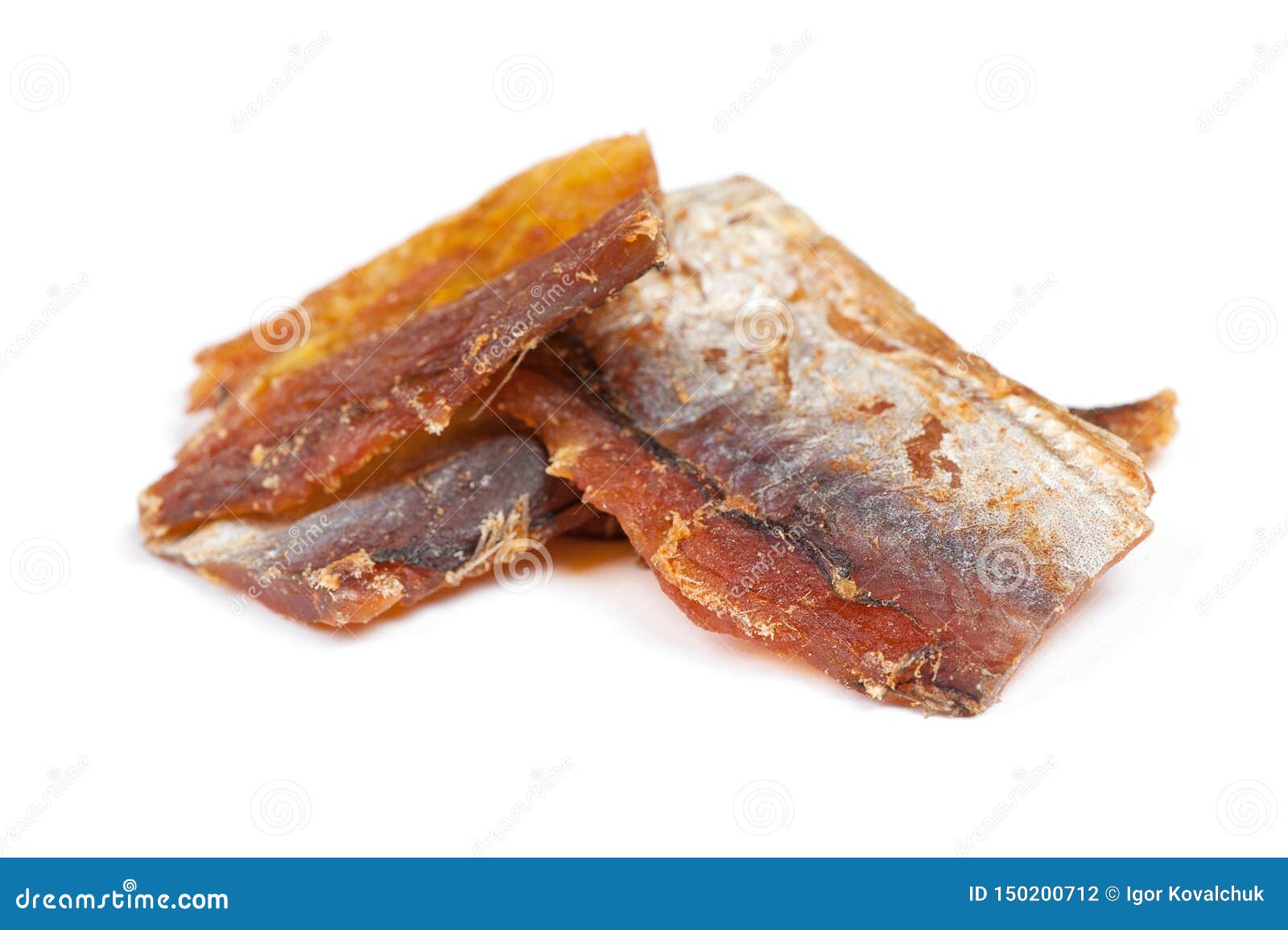 Pieces of Cleaned Dried Fish Stock Photo - Image of delicious, seafood ...