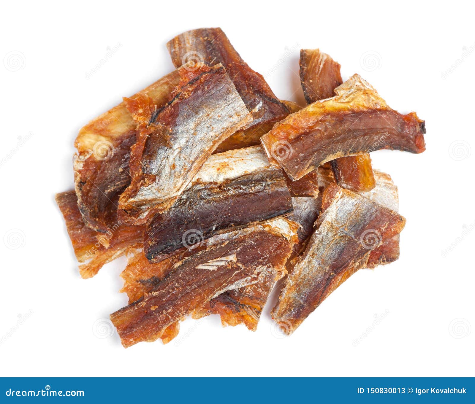 Pieces of Cleaned Dried Fish Stock Image - Image of portion, chunk ...