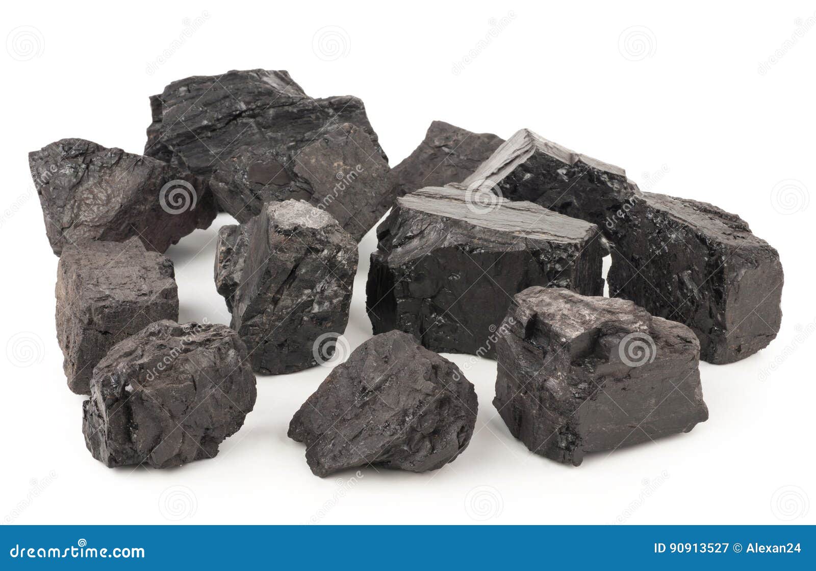 Pieces of coal stock image. Image of heat, depth, production - 90913527