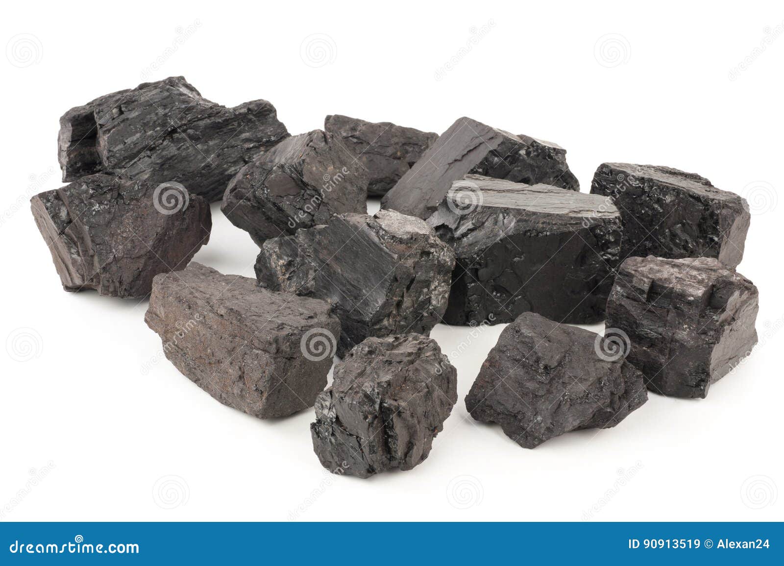 Pieces of coal stock image. Image of pile, industry, extraction - 90913519