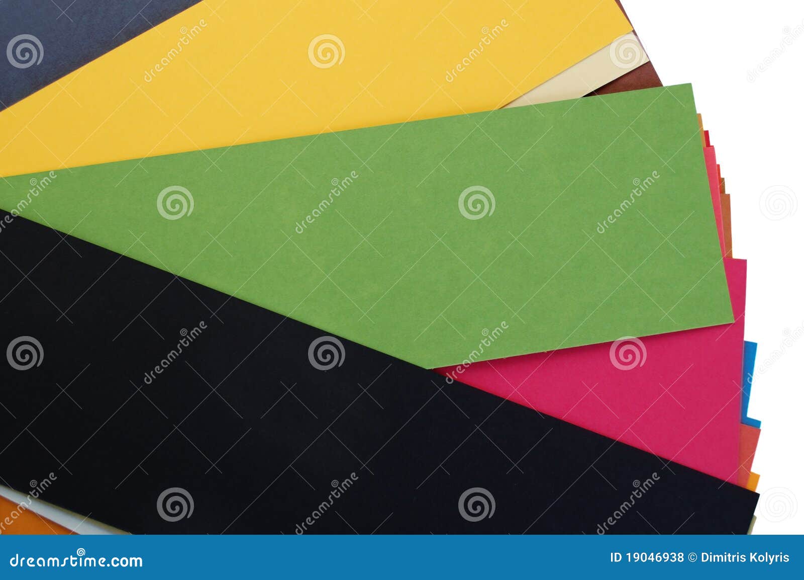 Pieces of Colorful Cardboard Paper Stock Photo - Image of detail ...